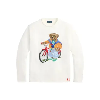 Ralph Lauren Herren, Strickwaren, Wei&szlig;, LGr&ouml;&szlig;e