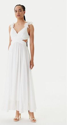 Morgan Abendkleid 251-RISSAL Weiß Regular Fit