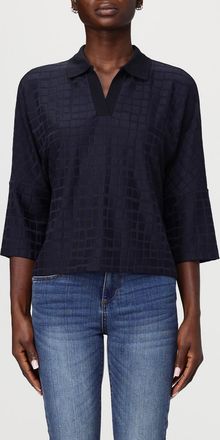 Emporio Armani Polo Femme couleur Bleu