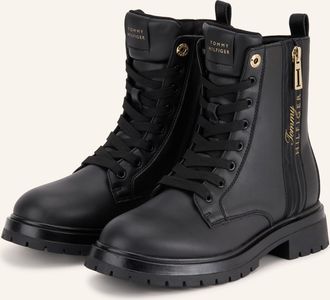 Tommy Hilfiger Schn&uuml;rboots schwarz