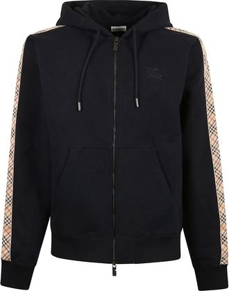 Burberry Homme, Sweatshirts et sweats &agrave; capuche, Bleu, Taille: L Zip Sweat &agrave; capuche