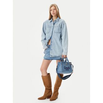 Coach Handtasche Coach Cargo CR659 Dunkelblau