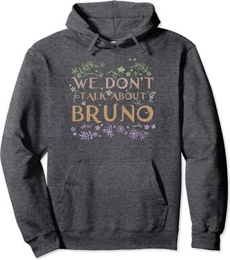Disney Encanto We Dont Talk About Bruno Floral Pullover Hoodie