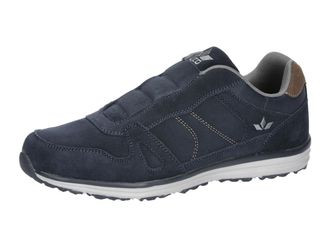 Lico Herren Ron Sneaker, Marine/Braun, 43 EU