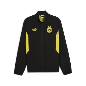 Puma Herren Borussia Dortmund ftblARCHIVE Jacke S Black Faster Yellow