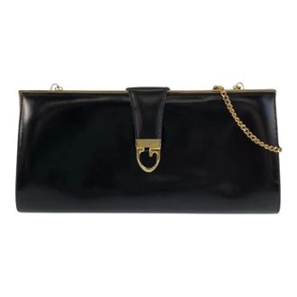 Gucci Pre-owned Leder Kettenschultertasche - - Pre-owned - Damen - Schwarzk - ONE SIZE