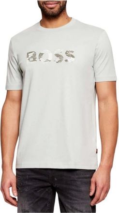 HUGO BOSS Homme, Tops, Gris, Taille: L TE Insignia T-Shirt