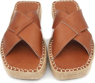 Bonateks Damen DERBTRLK100136 Wedge Sandal, Bronze, 36 EU