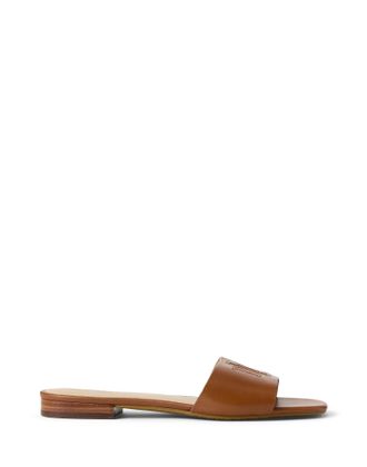 Ralph Lauren EVERLEY CALFSKIN SLIDE SANDAL