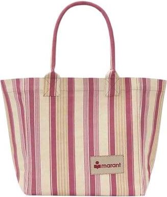 Isabel Marant Petit sac cabas Yenky ray&eacute; en coton
