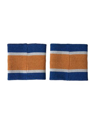 Dolce & Gabbana Mens Multicolor Logo Sequin Viscose Wristband Polyester Film Fiber Accessory