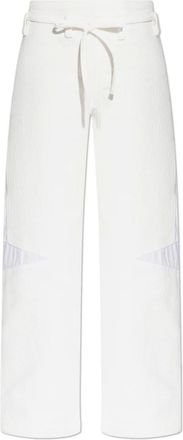 Tory Burch Femme, Pantalons, Blanc, Taille: 40 FR Cotton Pant