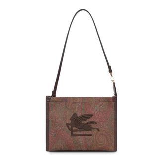 Etro Femme, Sacs, Brun, Taille: ONE Size Pochette Jacquard Paisley