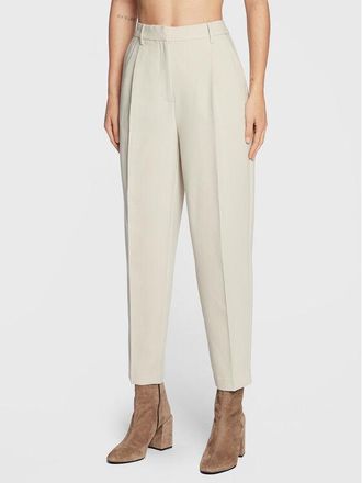 Bruuns Bazaar Stoffhose Cindysus Dagny BBW2393 Écru Loose Fit