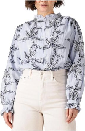 Nukus Nukus, Damen, Blusen & Hemden, Blau, LGr&ouml;&szlig;e