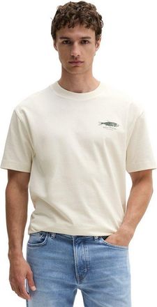 Marc O'Polo T-Shirt loose mit Seafood-R&uuml;ckenprint