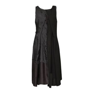 Maison Margiela Femme, Robes, Noir, Taille: 32 FR Anonymity of the Lining Dress