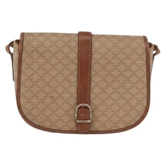 Celine Pre-owned Vintage macadam shoulder bag - Femme - Pre-owned - Beige - Taille: ONE Size