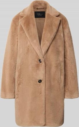 s.Oliver Black Label Teddymantel mit Reverskragen