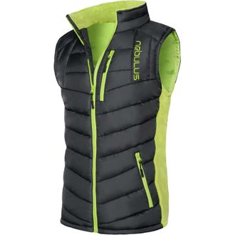 Nebulus Weste Revival Herren (Model: P4736 - Herren, schwarz - Lime; Größe: L) FBA