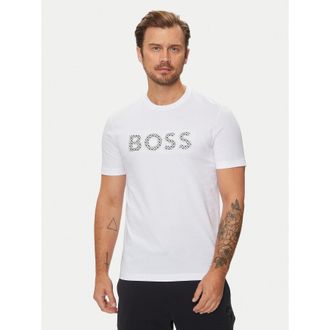 HUGO BOSS T-Shirt C-Thompson 06 50521520 Wei&szlig; Regular Fit