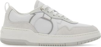 Ferragamo Low-Top Sneaker - Dania Sneakers - Gr. US_9 - in Wei&szlig; - f&uuml;r Damen