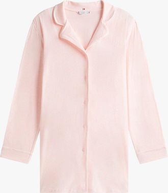 Tommy Hilfiger Chemise de nuit en coton m&eacute;lang&eacute;