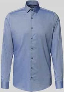 Olymp Level 5 Slim Fit Business-Hemd mit Knopfleiste