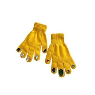 Generic Gants chauds tricot&eacute;s pour femme, C0075-4, 85