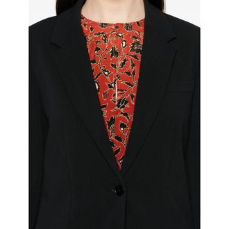 Joseph Button-Fastening Viscose Blazer - Black