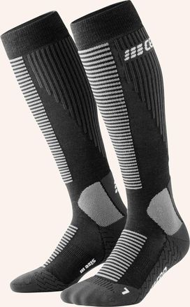 CEP Cep Laufsocken Knee High Touring Skiing Mit Kompression schwarz