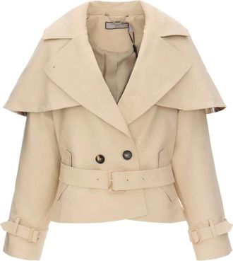Urban Code Femme, Manteaux, Beige, Taille: 40 FR Trench avec cape amovible