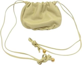Bottega Veneta Sac bandouli&egrave;re mini Pre-owned - Femme - Pre-owned - Jaune - Taille: ONE Size