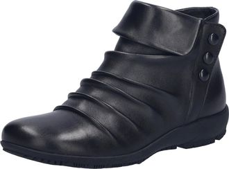 Josef Seibel Damen Klassische Stiefeletten Charlotte.14,Weite G (Normal),Boots,Stiefel,Bootee,Booties,halbstiefel,Black-Black,41 EU
