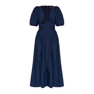 Rotate Rotate Birger Christensen, Femme, Robes, Bleu, Taille: 38 FR Robe avec manches bouffantes