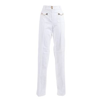 Elisabetta Franchi Femme, Jeans, Blanc, Taille: W28 Pantalone Mod. Jeans