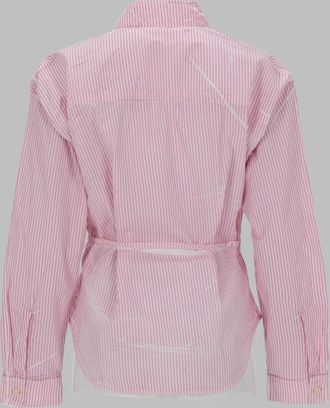 Diesel Wrap-Inspired Poplin Shirt - Pink