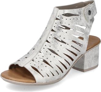 Rieker Damen Klassische Sandalen 64676, Frauen Sandalen,Sommerschuhe,Freizeitschuhe,offene Schuhe,Strandschuhe,beige (60),40 EU / 6.5 UK