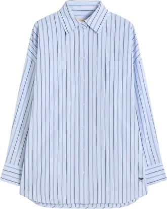 Max Mara Femme, Blouses et Chemises, Bleu, Taille: 46 FR Wkdamour Oversized Shirt