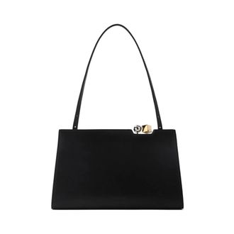 Jacquemus Le Salon Shoulder Bag - Femme - Sacs - Noir - Taille: ONE Size