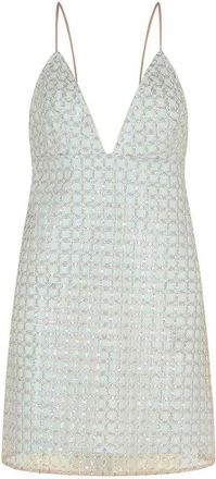 Rotate Knielanges Kleid - Beige