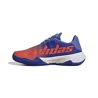 adidas Barricade M Clay, Baskets Homme, Lucid Blue/Solar Red/Blue Fusion, 43 1/3 EU, Brillant Bleu Solaire Rouge Bleu Fusion, 43 1/3 EU
