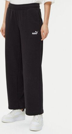 Puma Jogginghose Ess Small No. 1 Logo 684979 Schwarz Straight Fit