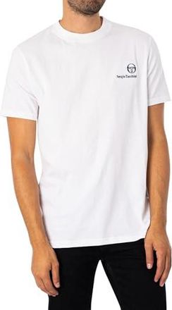 Sergio Tacchini Felton T-Shirt - White/Navy-XL