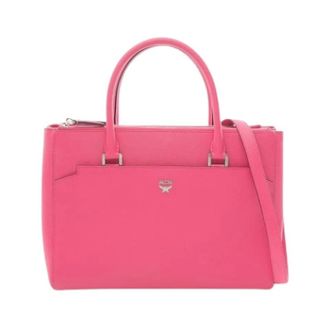 MCM Sac &agrave; main Pre-owned- Sac fourre-tout - Femme - Pre-owned - Rose - Taille: ONE Size