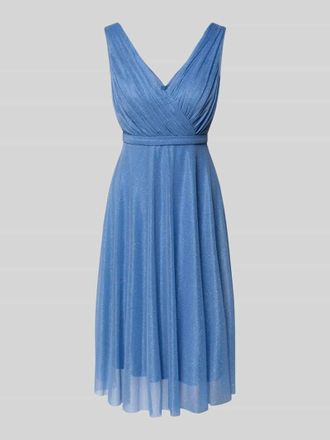 Troyden Collection Kleid mit Glitzer-Mesh