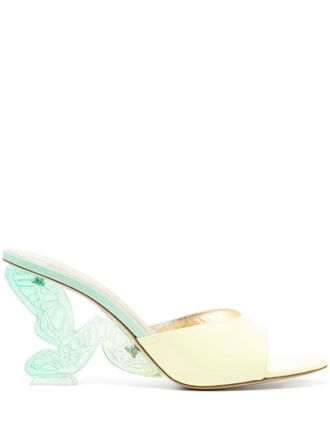 Sophia Webster mules Paloma 100 mm en cuir - Vert