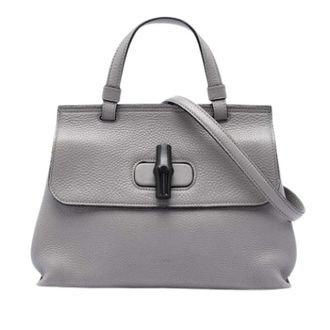 Gucci Pre-owned Bamboo Satchel - - Pre-owned - Damen - Grau - ONE SIZE