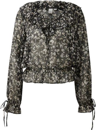 QS by s.Oliver Langarmbluse Bluse Chiffonbluse