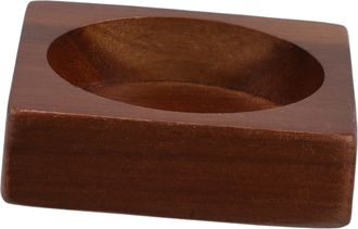 Pretyzoom Holzsockel Für Pfeffermühle Küchen-tablett Aus Holz Halter Für Gewürzmühle Rutschfester Sockel Für Arbeitsplatte Zur Aufbewahrung Von Salz Und Pfeffer